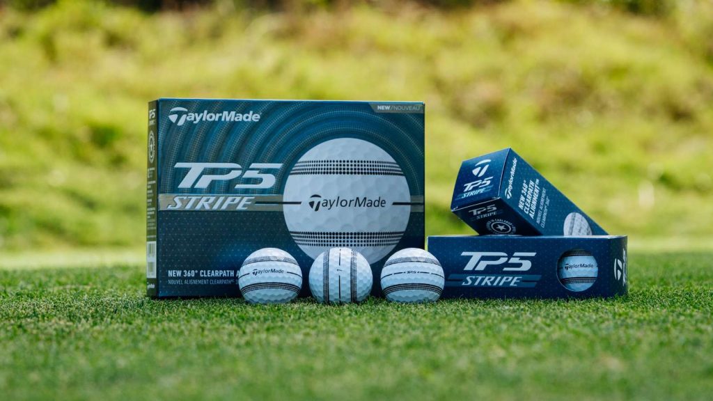 TaylorMade TP5 Stripe – a premium ball plus enhanced alignment - Golf365
