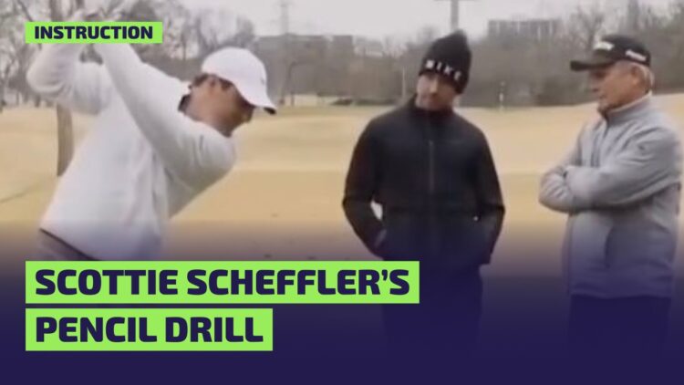 Scottie Scheffler’s easy pencil drill: Boost driving distance and ...
